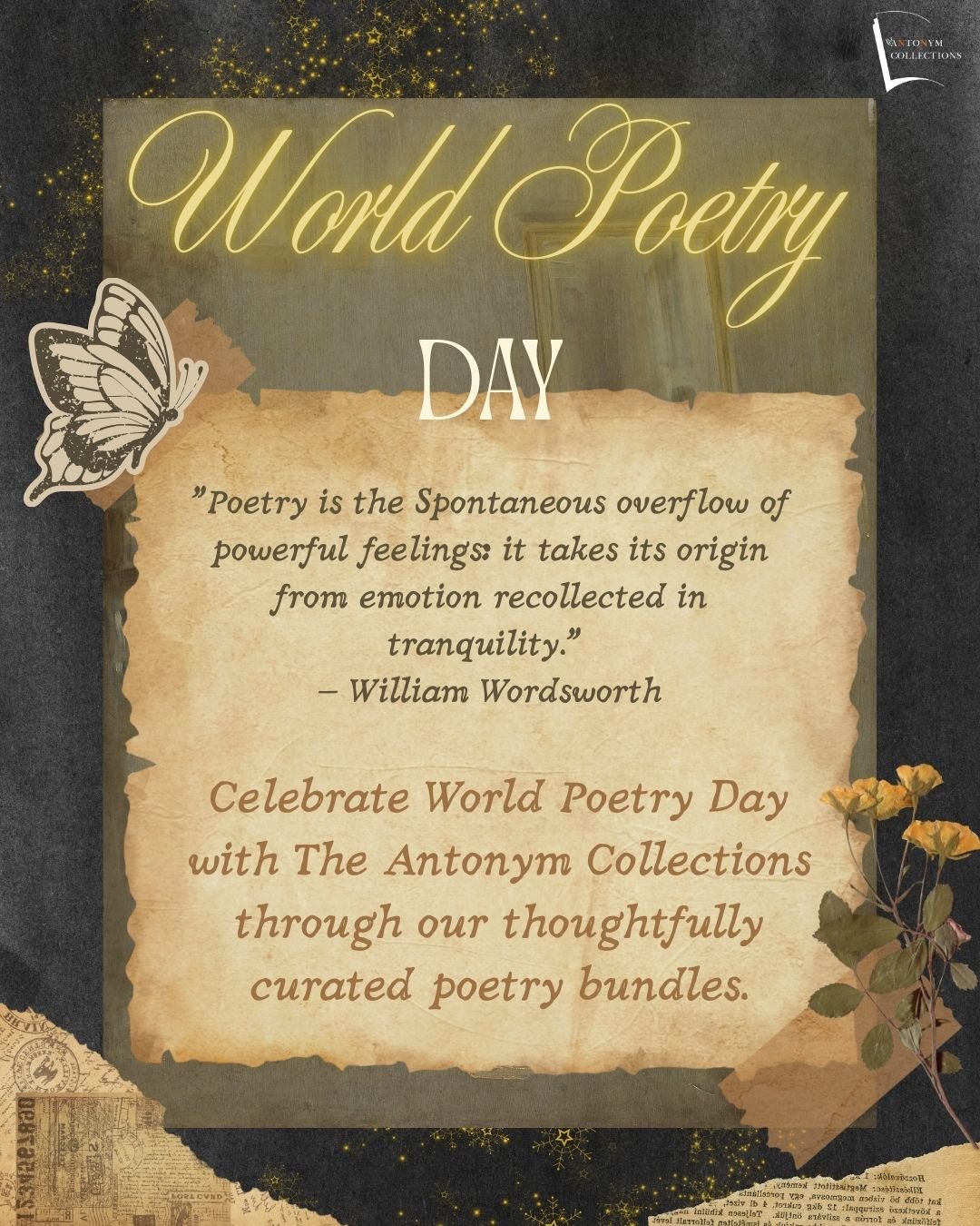 Celebrating World Poetry Day - The Antonym Collections
